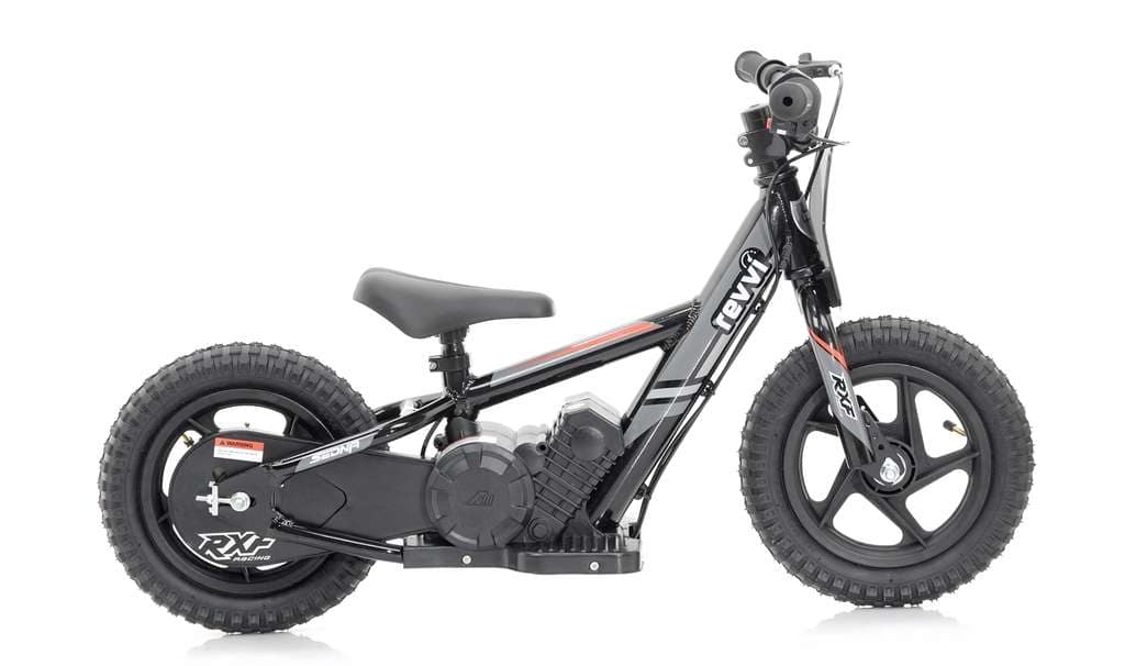 REVVI 12″ KID’S ELECTRIC BALANCE BIKE BLACK | Trial Enduro Direct