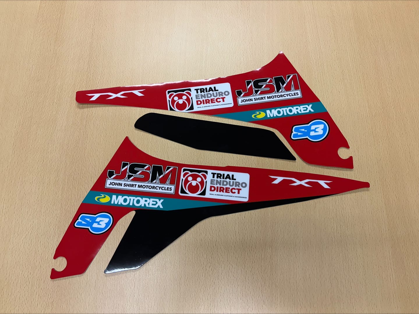 2023/24/25 TEAM JSM GASGAS AIRBOX SIDE stickers – RED JSM/TED | Trial ...