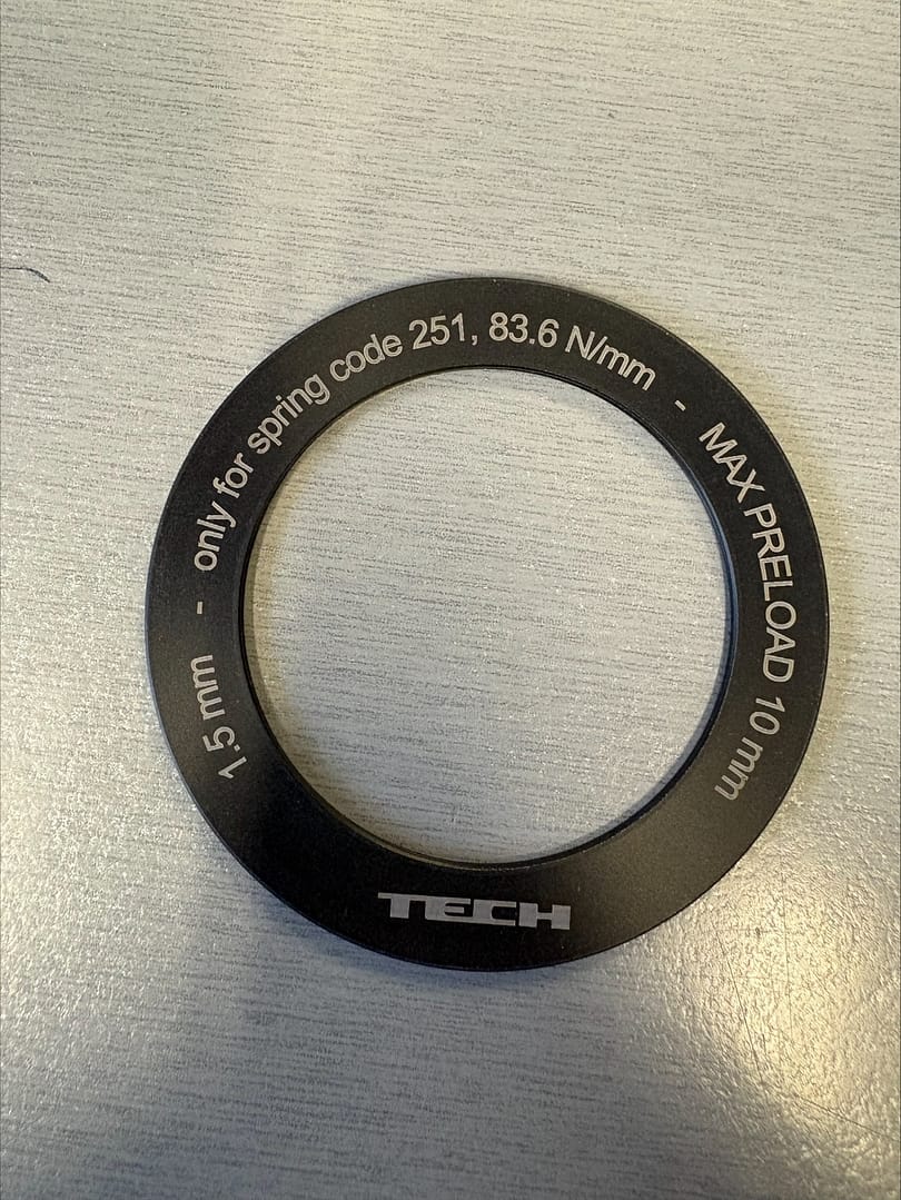 TECH SHOCK SPRING SPACERS | Trial Enduro Direct