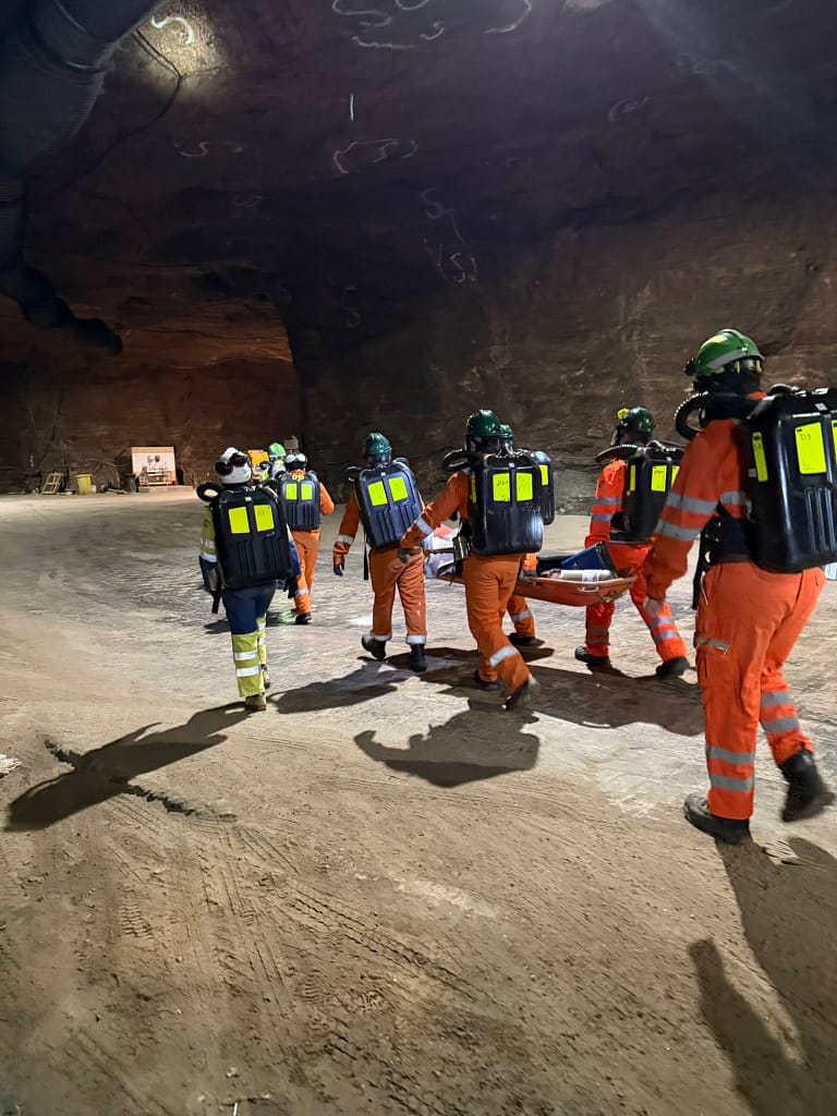 National Mine Rescue Mock Event - DeepStore