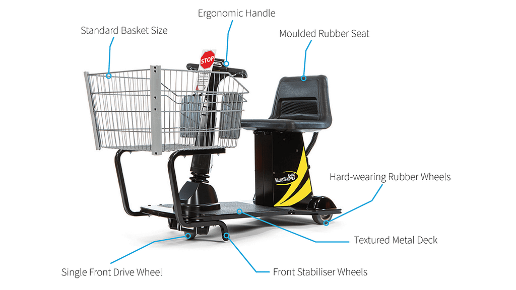 RA Amigo - Electric Shopping Trolley | Retail Associates