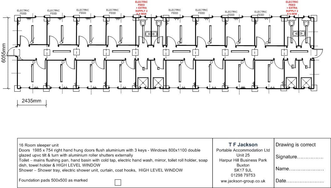 80x20 Portable Modular Sleeping Cabin Room | TF Jackson