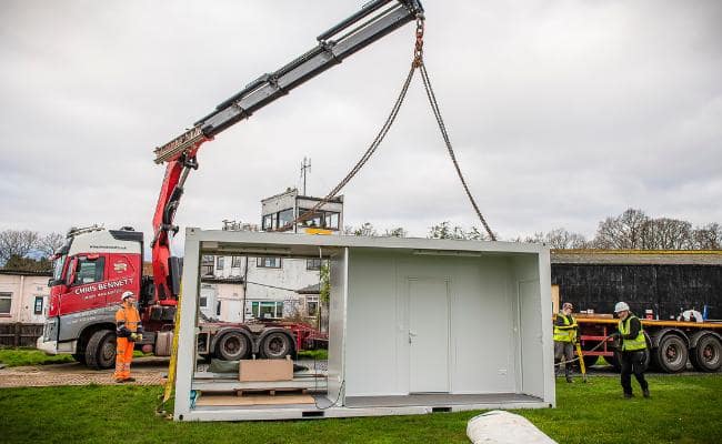 Steel frames used in modular construction | TF Jackson