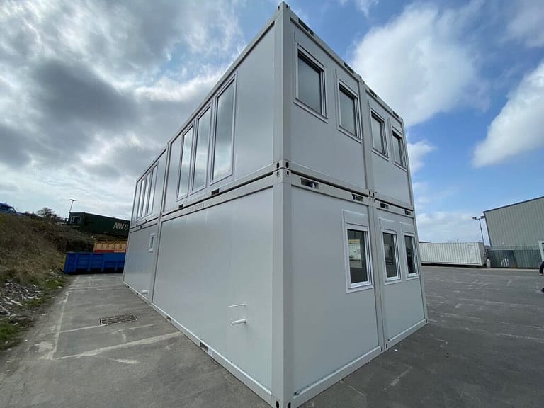 eight bay modular building delivered - TF JACKSON