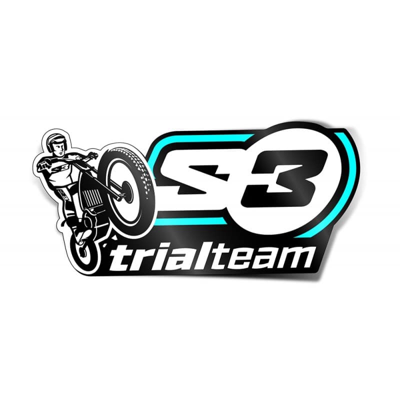 S3 Sticker Truck Size TRIAL TEAM | Trial Enduro Direct