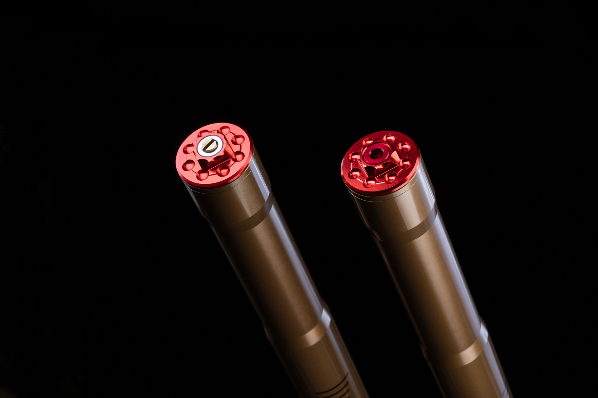 TECH – KASHIMA PRO SL – Superlight Trials Forks 39mm BLACK bottom, GOLD ...