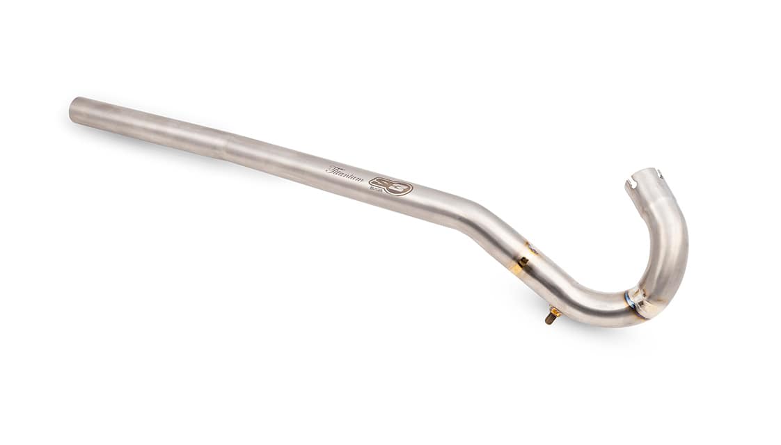 S3 Titanium Front Pipe – Triumph Tiger Cub 200/250 | Trial Enduro Direct