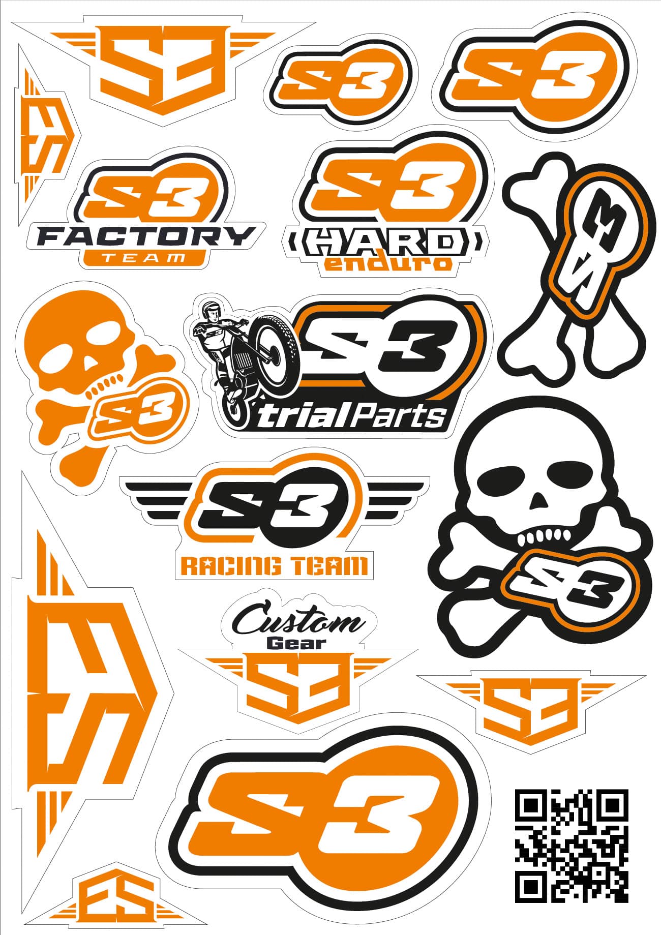 S3 Stickers | Trial Enduro Direct